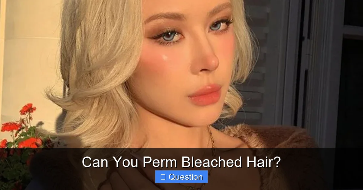 Can You Perm Bleached Hair? - Best Knotless Braids to Find